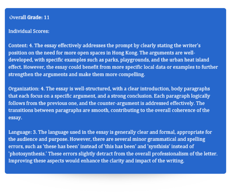 Pregrade – AI grading assistant for essay evaluation for educators